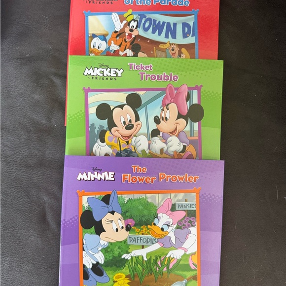Disney | Toys | Disney Mickey And Minnie Storybook Trio Red Green ...
